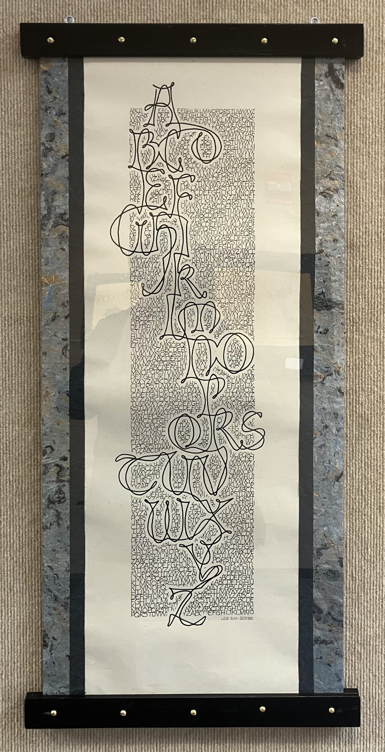Jane Hales Alphabet Versals – Artists of Utah's 15 Bytes